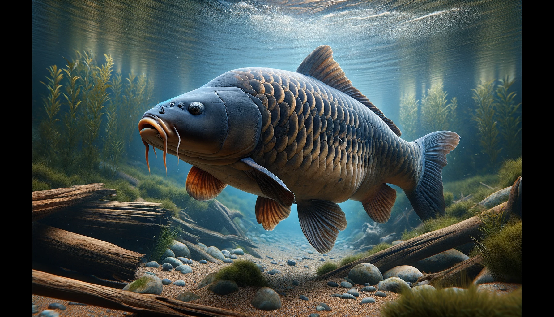 Karpfen - beliebter Fisch bei Sportanglern